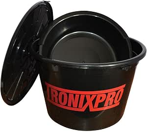 Tronixpro Bucket, Tray And Lid, 27L bait bucket : Amazon.co.uk: Sports ...