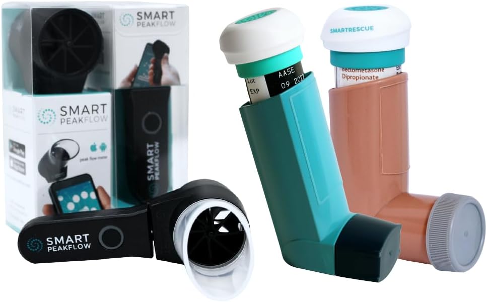 Home Asthma Monitoring Kit - for 2 inhalers : Amazon.co.uk: Health ...