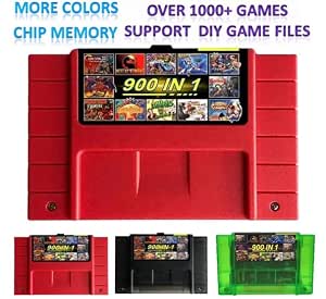 Amazon.com: 900 in 1 Game Cartridge SUPER MULTI GAMES for SFC/SNES ...