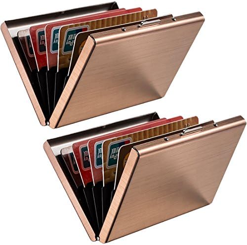 Stealodeal Black RFID Protected Aluminum pop Up Jacket Debit/Credit/ATM ...