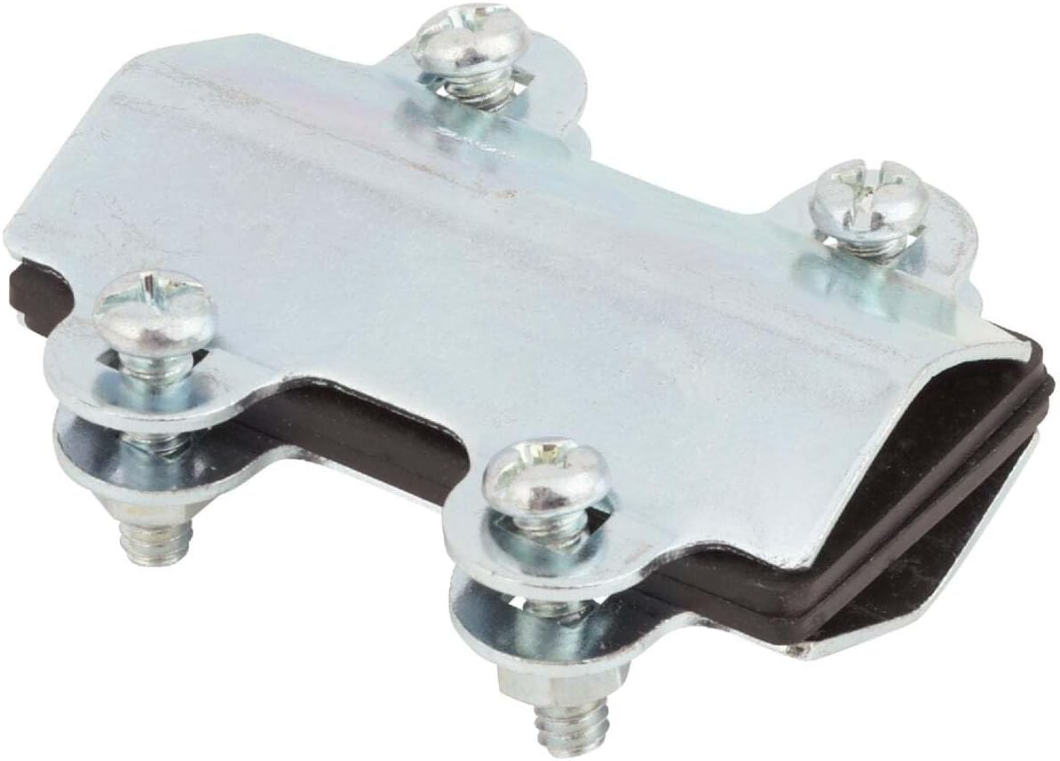 Stainless Steel One-Piece Galvanized Repair Pipe Clamp with Two Bolt, 2 ...
