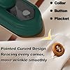 Amazon.com: Mini Travel Iron for Clothes, 180 Degree 2 In 1 Small ...