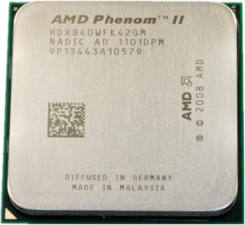 Hegem AMD Phenom II X4 840 3.2 GHz Procesador de CPU de Cuatro núcleos ...