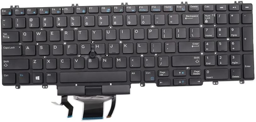 Amazon.com: New Replacement Keyboard for DELL Precision 7530 7540 7730 ...