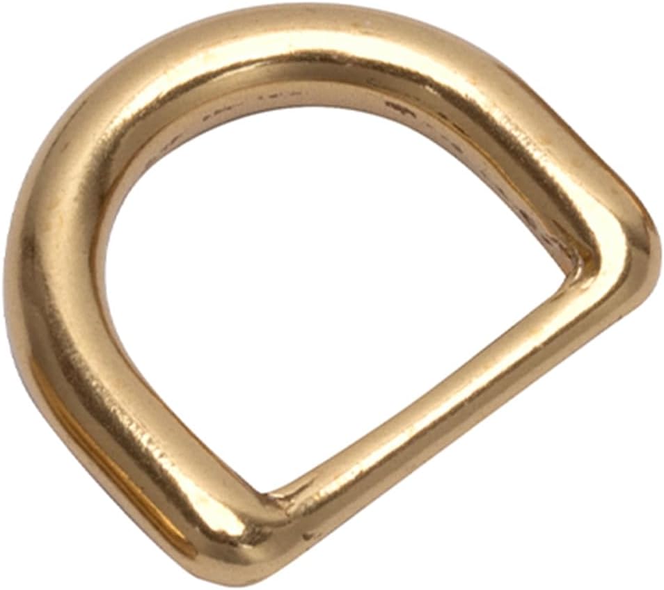 Amazon.com: WUTA Brass D-Ring Precision Casting Findings Non-Welded D ...
