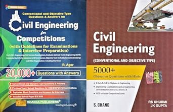 Buy Objective Civil Engineering - Khurmi Gupta + Objective Civil ...