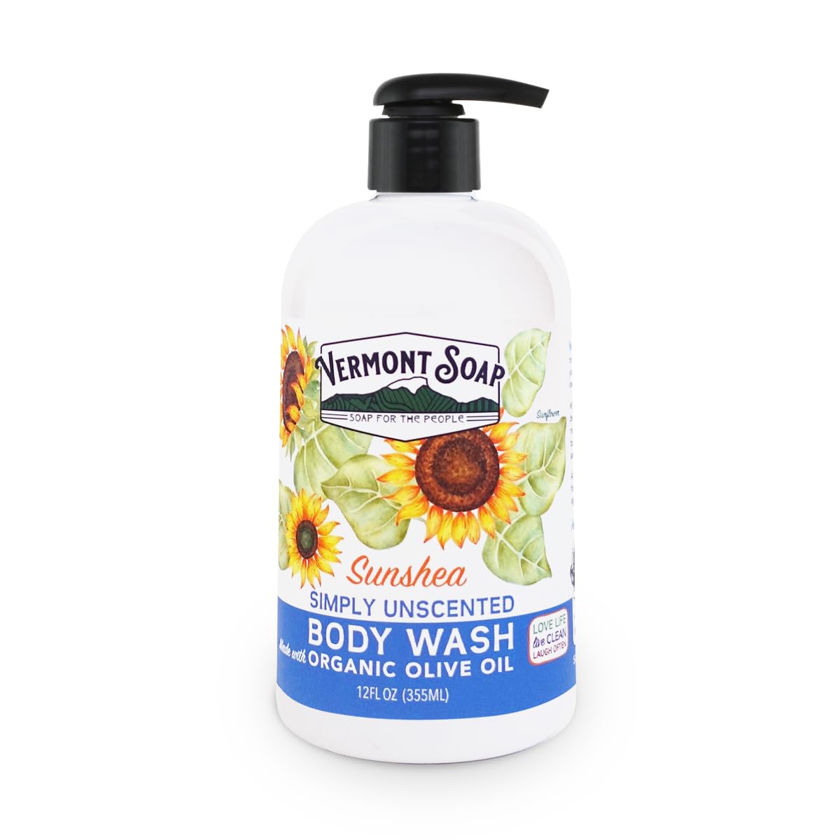 Amazon.com : VERMONT SOAP Body Wash, Natural Body Wash with Shea Butter ...