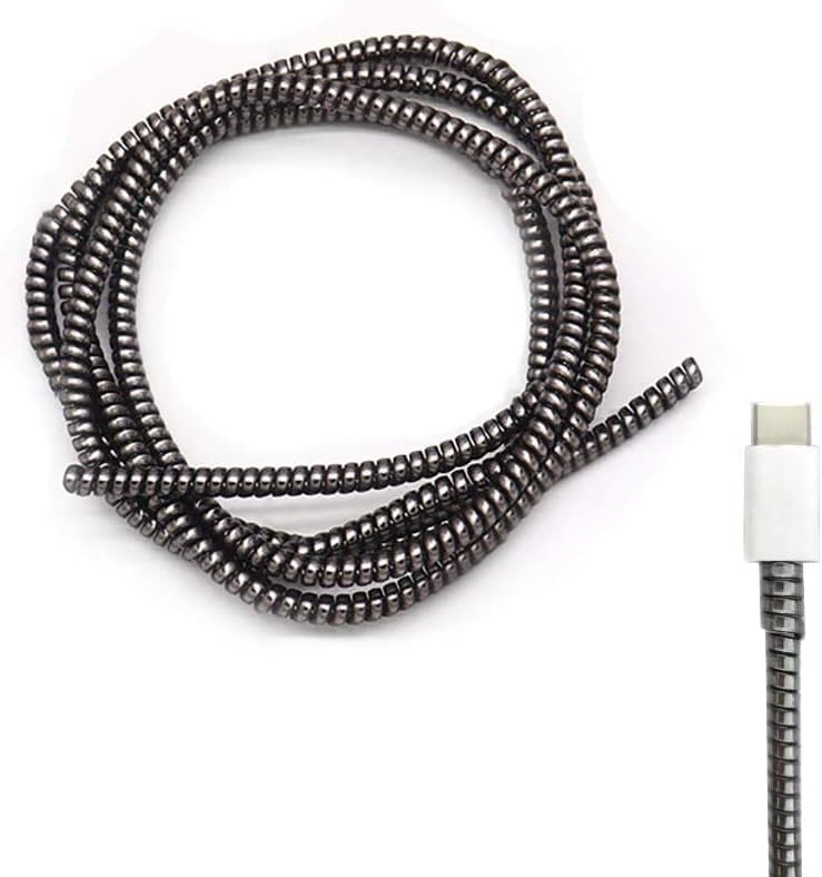 BeFall Metallic Finish Cable Spiral Protector/Wire Repair/Pet Cord ...