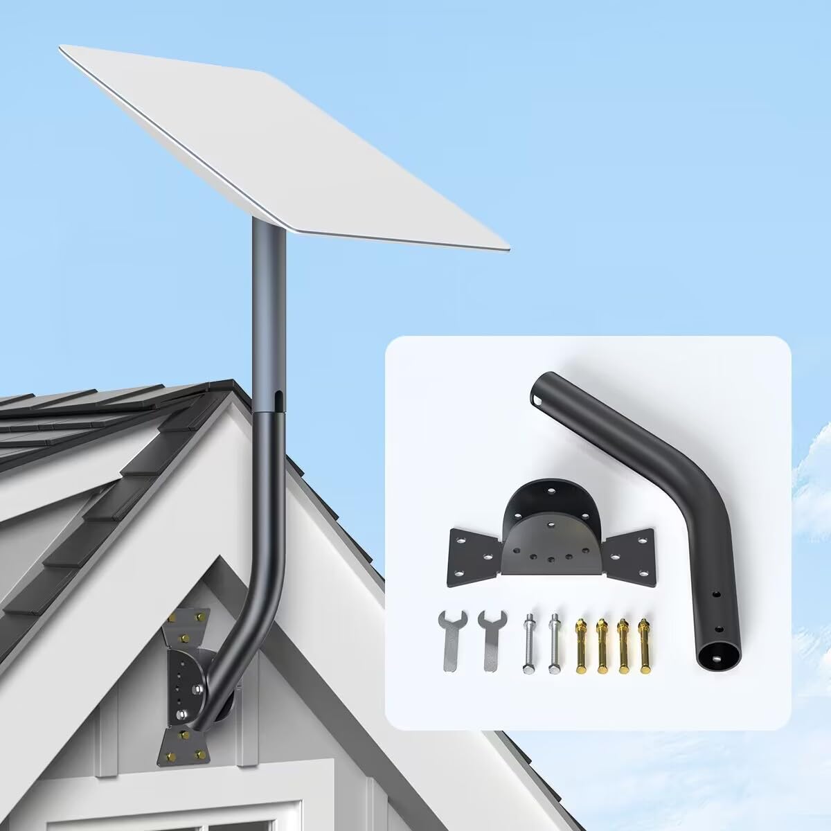 Snapklik.com : XTAR Starlink Mounting Kit,Starlink Pipe Mount Adapter ...