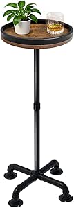 Amazon.com: LAIDUOLEOE Small Round Side Table for Small Spaces ...