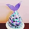 Amazon.com: Palksky Mermaid Cake Fondant Cutter/Scale Cookie Cutter ...