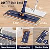 Amazon.com: HoMettler Mop and Bucket Set with Wringer, 3-Tank Flat Mop ...