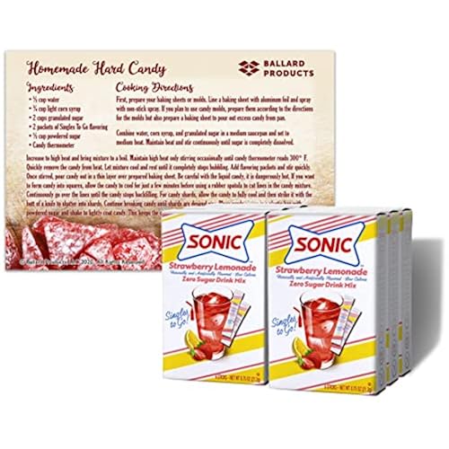 Snapklik.com : Sonic Strawberry Lemonade Singles To Go Drink Mix 6 ...