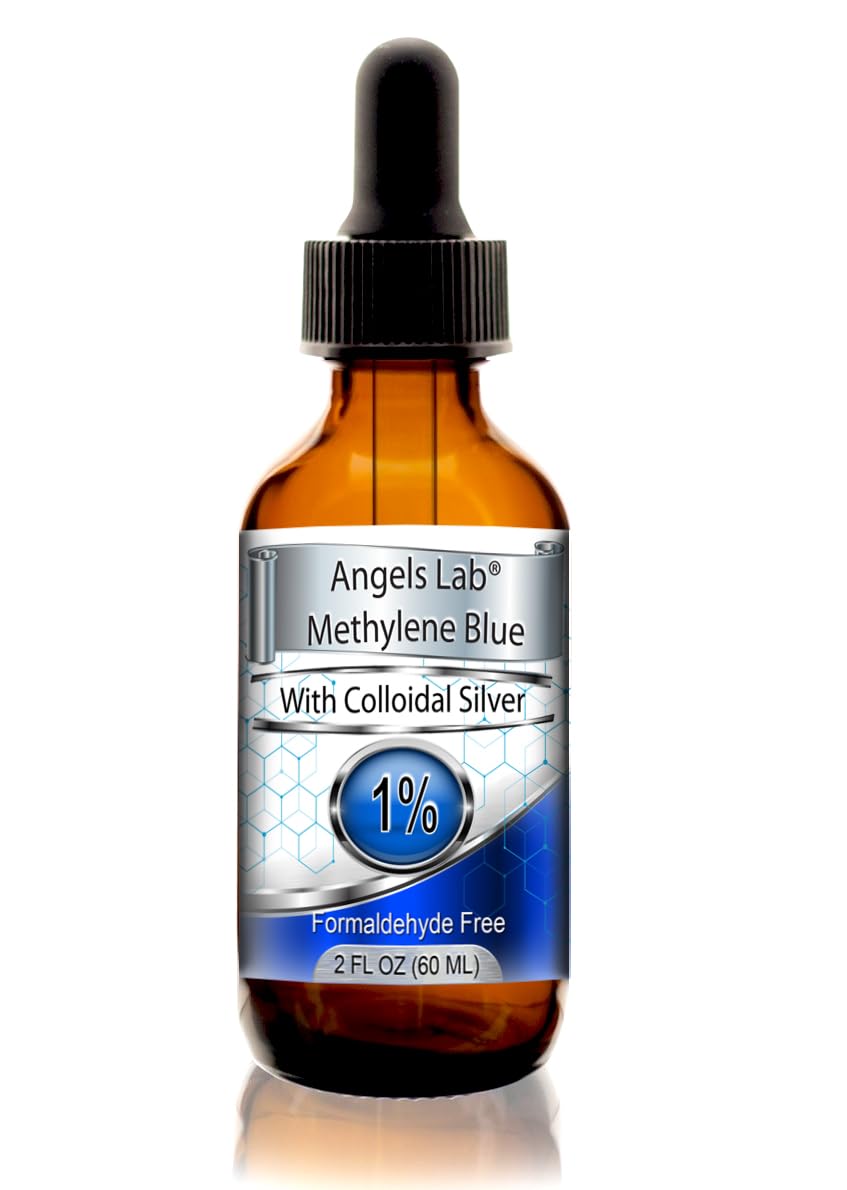 Angels Lab Azul de Metileno 1% com Prata Coloidal (USP) — Suplemento ...