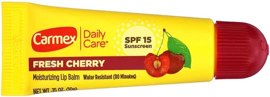 Amazon.com: Carmex Moisturizing Lip Balm SPF 15 Cherry 0.35 oz (Pack of ...