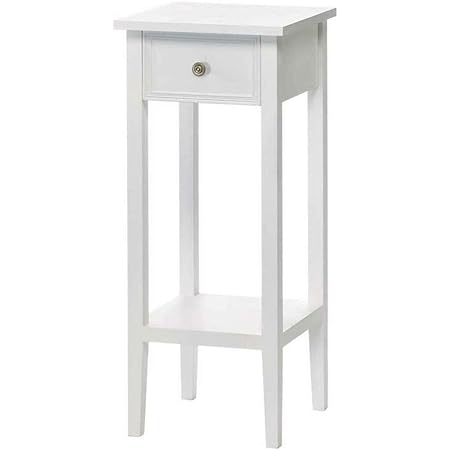 Amazon.com : White Accent Table or Plant Stand : Home & Kitchen