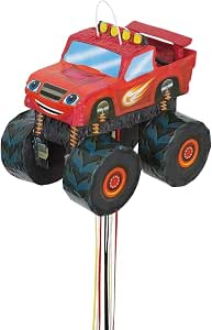 Blaze and The Monster Machines Pinata, Shaped Pull String, Piñatas ...