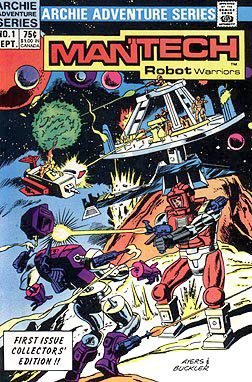 ManTech Robot Wariors (1984 series) #1: Archie Comics: Amazon.com: Books