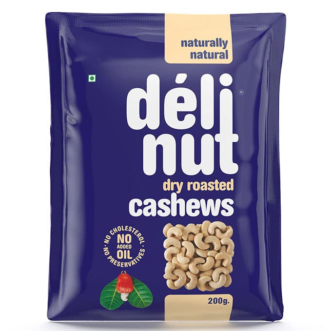 Delinut WW240 Cashew Nuts 200g – Super Crisp, Fresh, Natural & Healthy ...