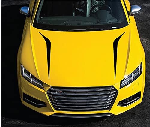 ISEE 360® Car Bonnet Full Body Stickers Stripes Suitable for All Cars ...