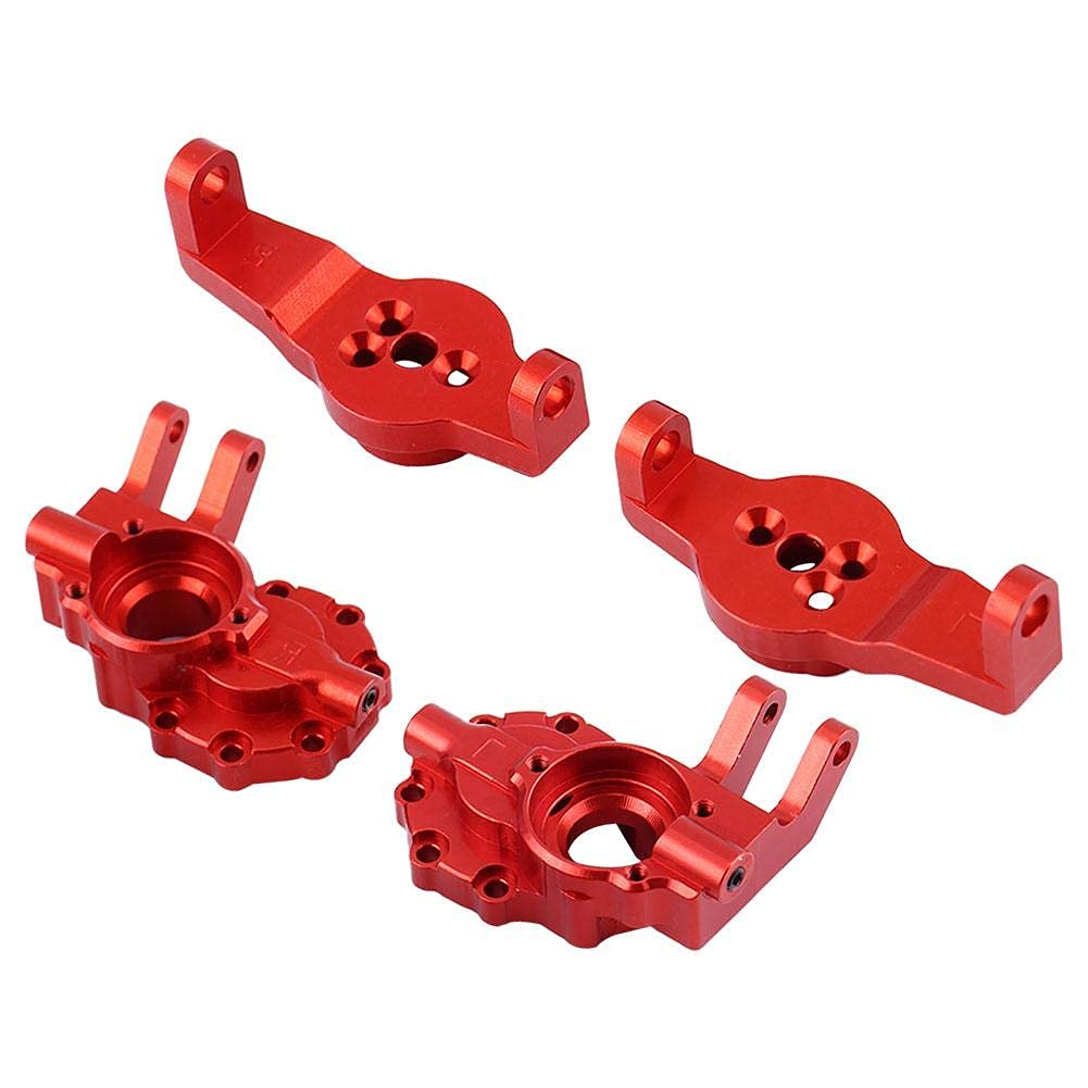 Amazon.com: RC Car Steering Knuckle Kit, 2pcs Aluminium Alloy C-hubs ...