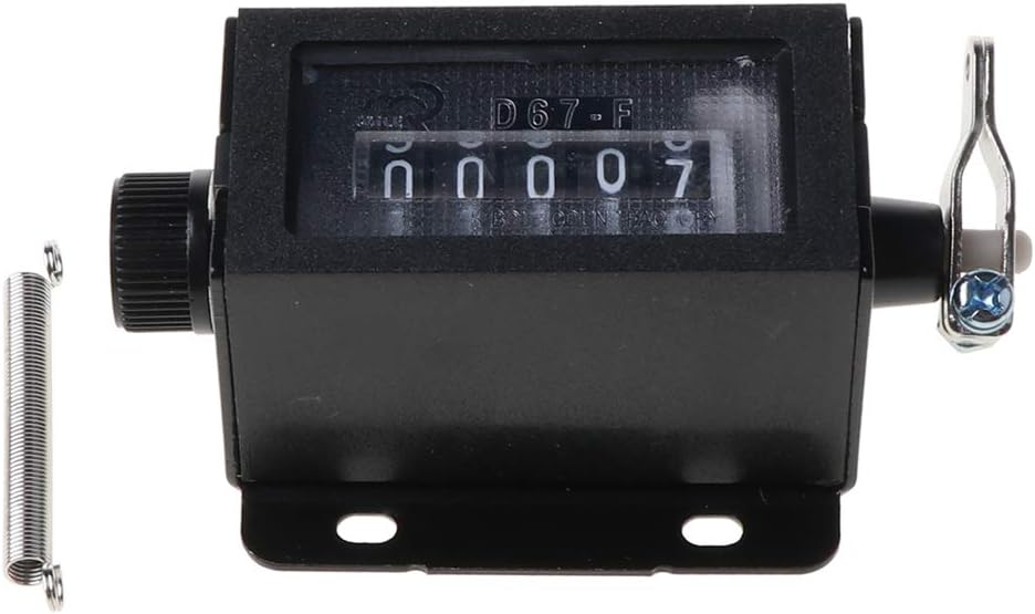 Amazon.com : NUEAYMS 5 Digits Manual Tally Counter D67-F 5 Digits ...