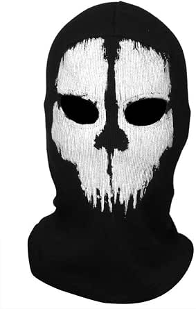 Amazon.com: SUPERFLEX Full Head Skull Mask Balaclava Hat Halloween Mask ...