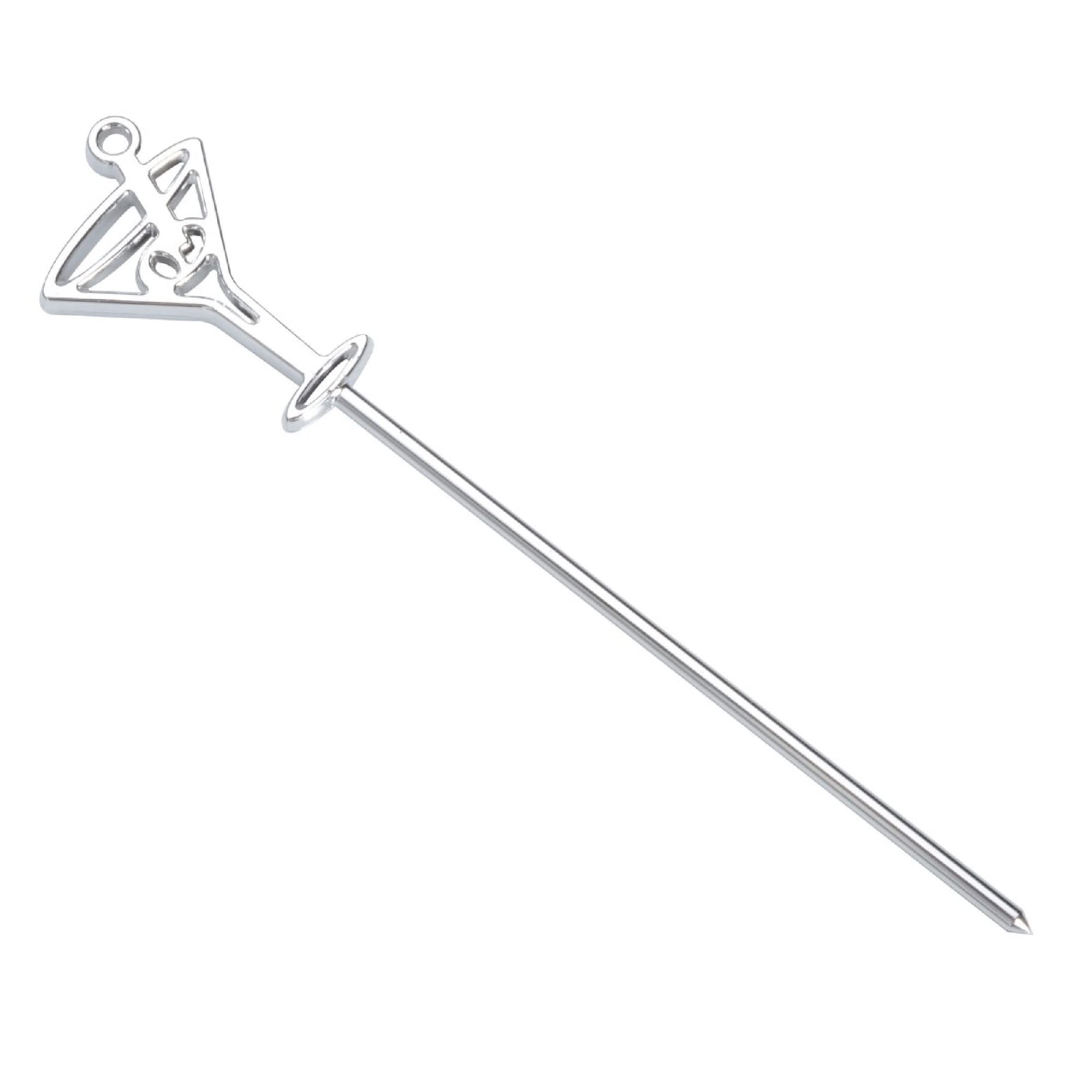 Amazon.com | 48 FUN Silver Plastic 4" Cocktail Picks Martini Glass and ...