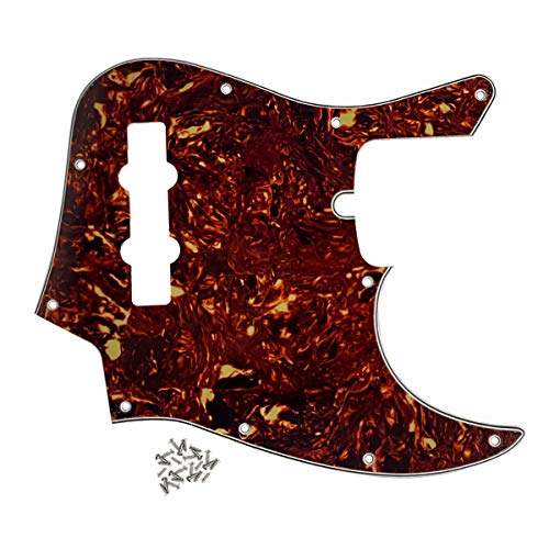 IKN 10 Hole Jazz Bass Pickguard 4Ply Scratchplate for American/Mexican ...