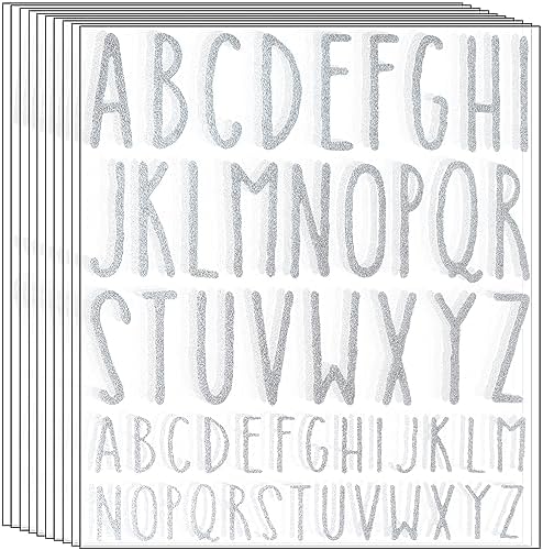 Amazon.com: Waynoda Letter Stickers 10 Sheet Self Adhesive Letters ...