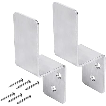 2x4 Door Barricade Brackets|4PCS Heavy Duty Stainless Steel Drop Open ...