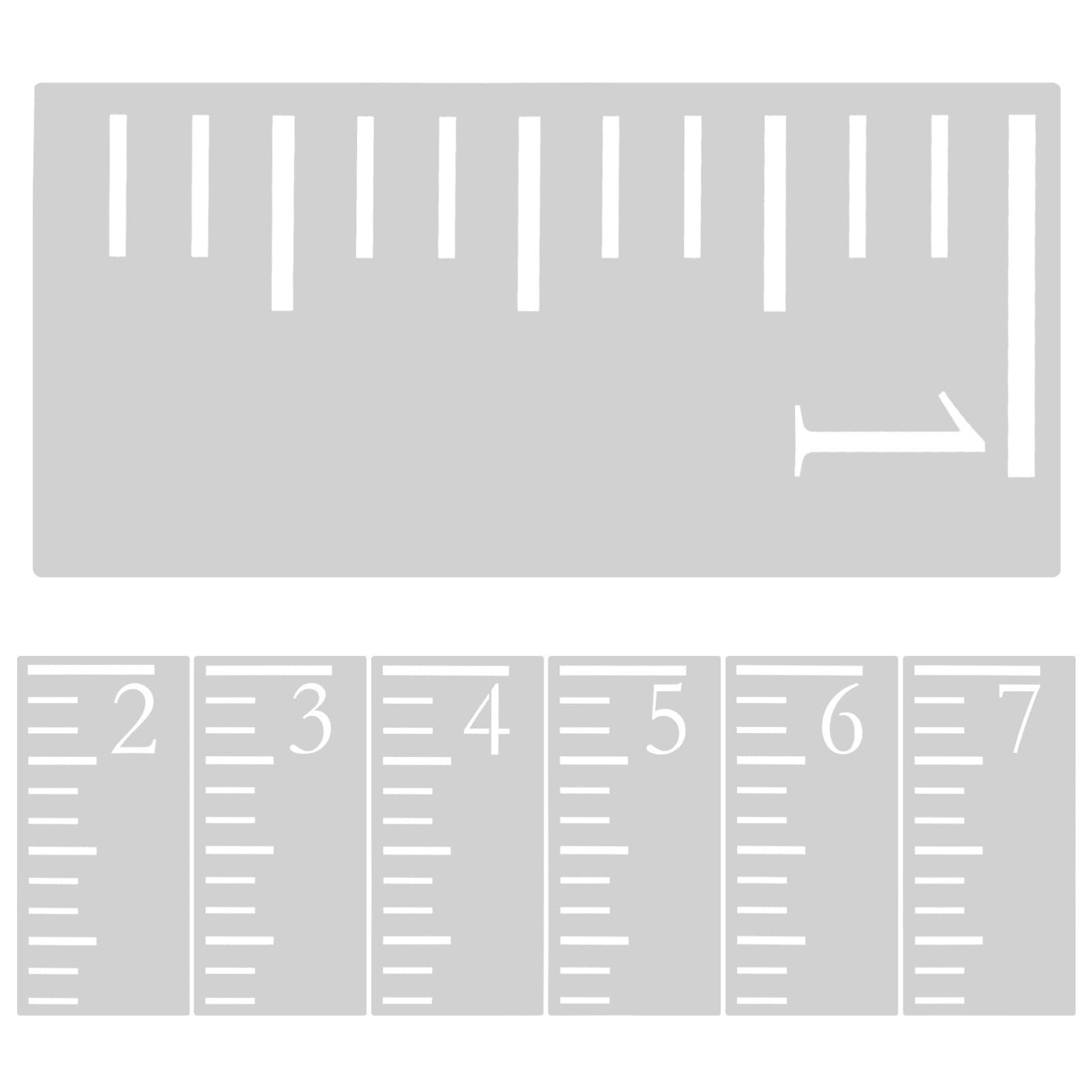 Ruler Growth Chart Template
