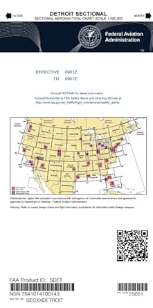 Amazon.com: FAA Detroit Sectional Chart (SDET) - Always Current ...