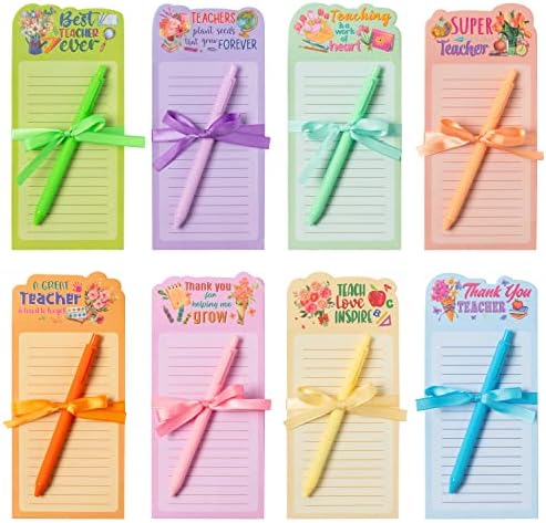 Amazon.com : 8Sets Teacher Notepad Sets to Do List Sticky Notes Memo ...