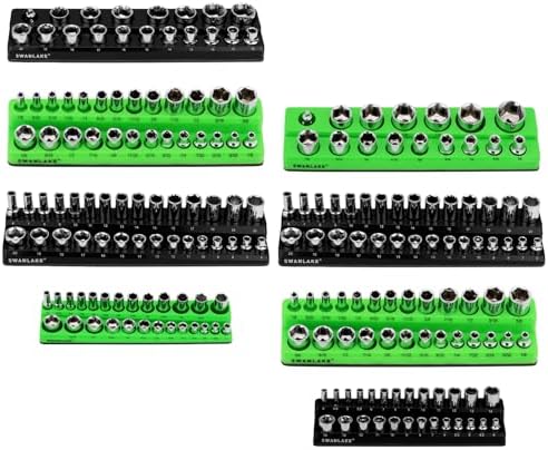 Amazon.com: WORKPRO Magnetic Socket Organizer Set & 2-Pack Plier ...