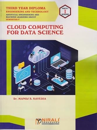 Buy CLOUD COMPUTING FOR DATA SCIENCE (TY Diploma Engineering in AIML ...