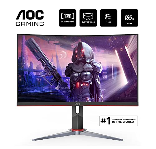 AOC C27G2 27-inch Curved Full HD 1920 x 1080 LED 165Hz 1ms Gaming ...