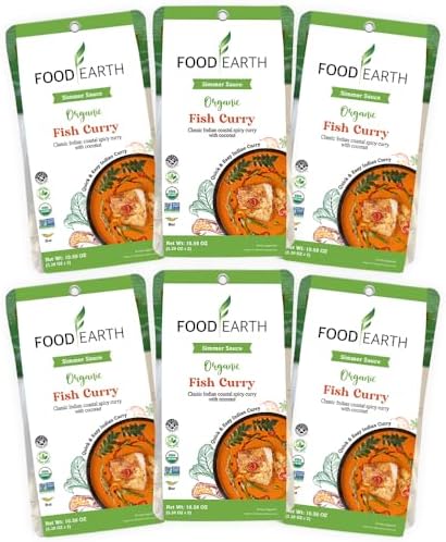 Amazon.com : Food Earth Indian Cuisine Fish Curry Simmer Sauce ...