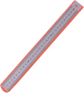 Ickysticky Stainless Steel Ruler, 300 mm Length, Metal Ruler Straight ...
