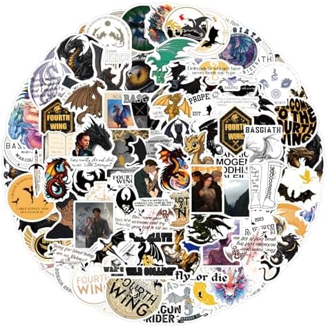 Amazon.com: 170PCS Fourth Wing Merch Stickers Pack for Fourth Wing ...