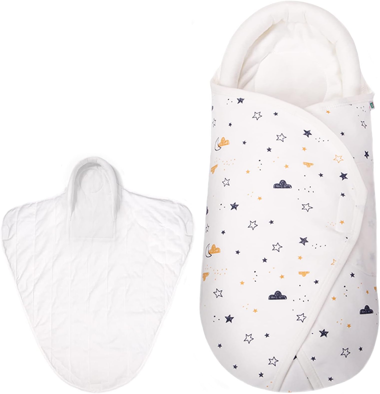 Vicloon Baby Swaddle Wrap, 2 pcs Newborn Swaddle Blanket Wrap, Organic ...