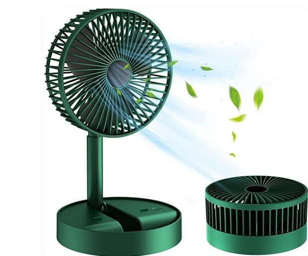 Buy Portable Table Fan with Foldable Design, USB Charging, Full Speed ...