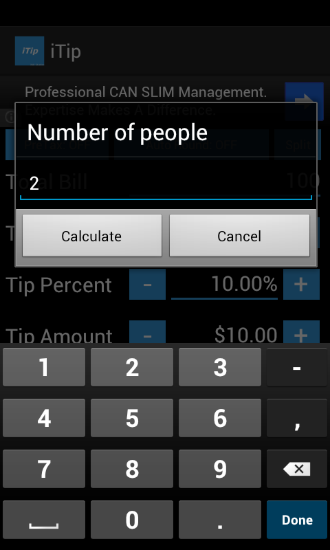 iTip - free tipping calculator - App on Amazon Appstore