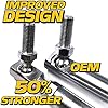Amazon.com : HD Switch Adjustable Improved LH/RH Steering Drag Link Set ...