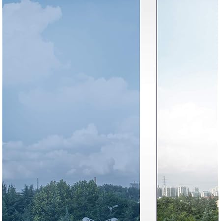 Amazon.com: Sun Blocking Window Film Heat Reflective One Way Mirror ...