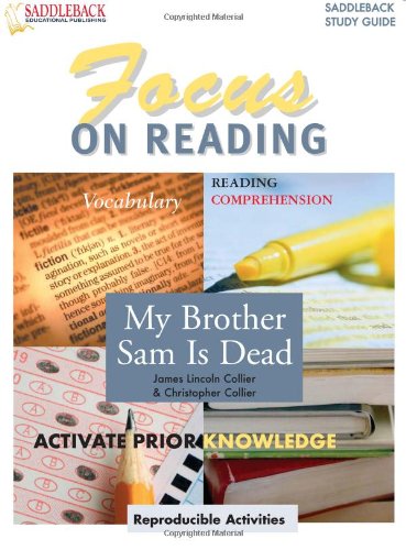 Amazon.com: My Brother Sam Is Dead (Saddleback Focus on Reading Study ...
