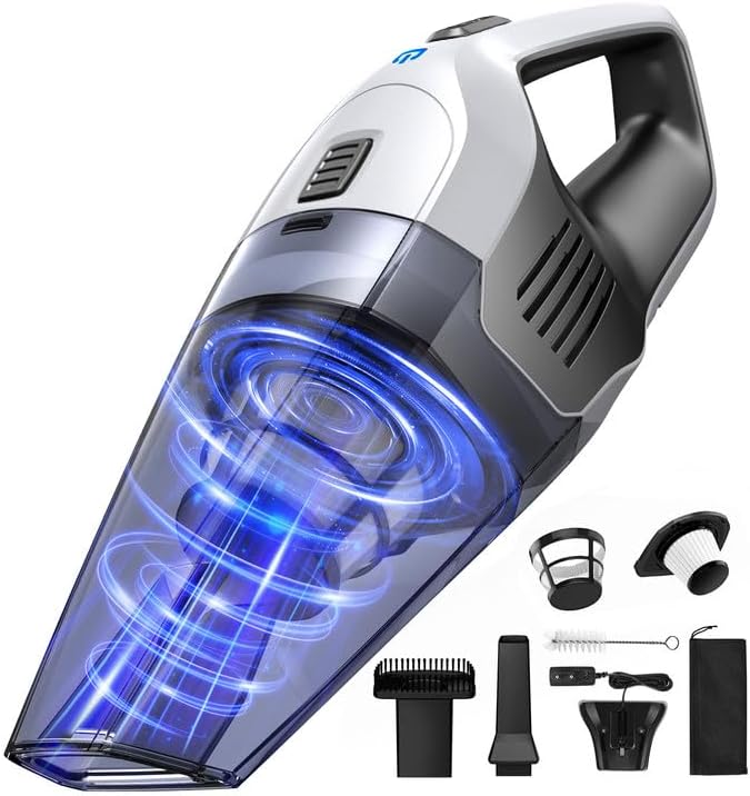 Handheld Vacuum Cleaner, Powerful Suction Portable Lightweight Hand ...