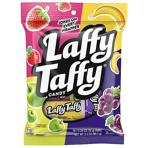 Amazon.com : Laffy Taffy Mini Assorted Fruit Flavors 3.5oz Bag ...
