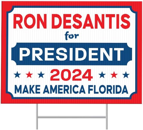 Amazon.com : SignPro DeSantis For President 2024 Yard Sign | Ron ...