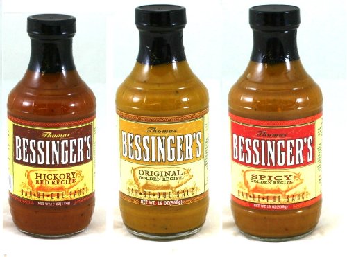 Amazon.com : Bessinger's BBQ Sauce variety mix 19 oz (3 pack ...